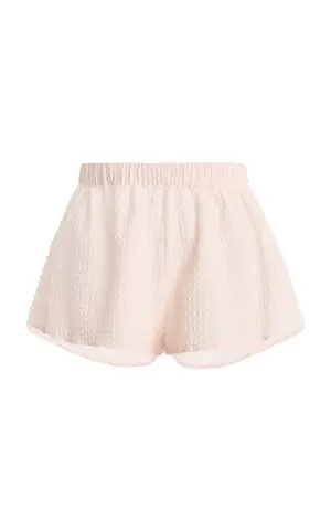 Hunza G Seersucker Shorts - Light Pink
