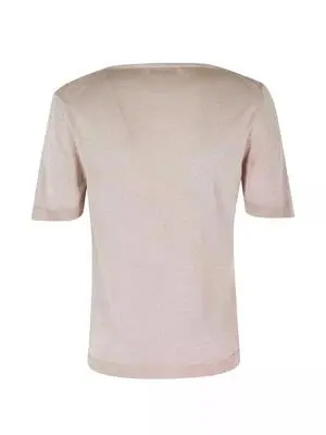 GRAN SASSO Metallic Diamond Pattern T-shirt