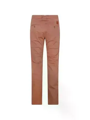 JACOB COHЁN Gray Logo-patch Chino Trousers