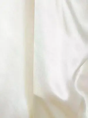 Alberta Ferretti Puff-sleeve Satin Blouse