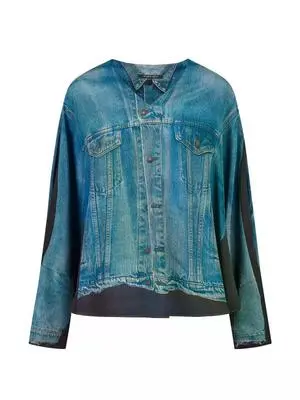 ANNETTE GÖRTZ Layered-effect Printed Blouse
