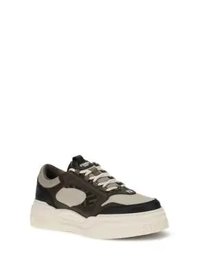 Fendi Ff Logo Sneakers - Black