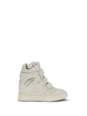 Isabel Marant Étoile Suede Wedge Sneakers - Multicolor