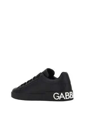 Dolce & Gabbana Calfskin Sneakers - Black