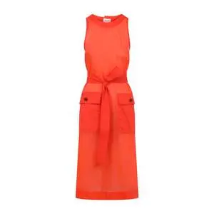Saint Laurent Tie Detailed Dresses