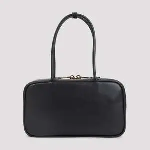 Miu Miu Calf Leather Bag With Top Handles And Two-way Zip