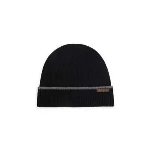 Kiton Cable-knit Beanie - Black