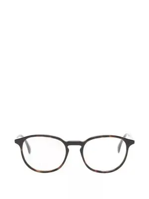 Gucci Tortoiseshell-effect Round-frame Glasses - Brown