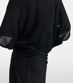 THE ROW Delyra Ruched Jersey Gown