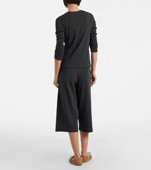 THE ROW Dusk Cotton Culottes - Grey