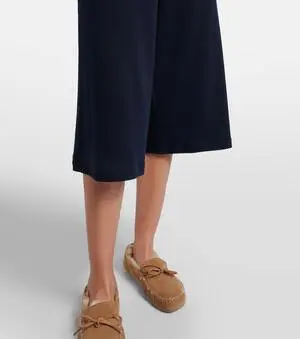 THE ROW Dusk Cotton Bermuda Pants - Blue