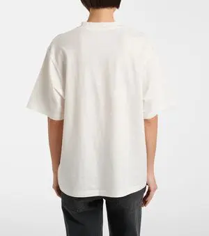 THE ROW Estavo Oversized Linen-blend T-shirt