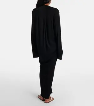 THE ROW Cassin Draped Maxi Dress