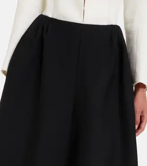 THE ROW Fauna Virgin Wool Bermuda Shorts