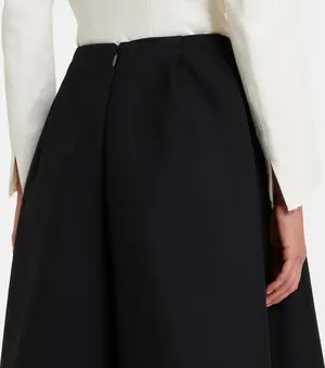 THE ROW Fauna Virgin Wool Bermuda Shorts