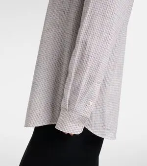 THE ROW Dalan Checked Cotton Shirt