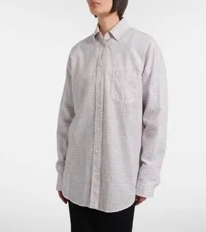 THE ROW Dalan Checked Cotton Shirt