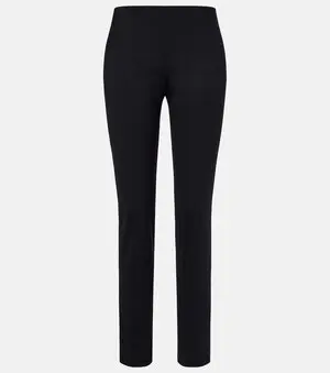 THE ROW Flamenca Wool Straight Leg Pants