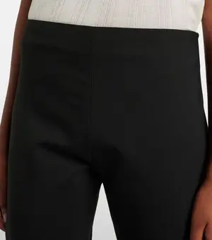 THE ROW Flamenca Wool Straight Leg Pants
