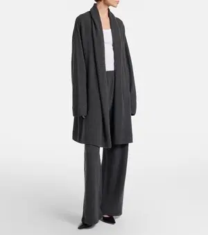 THE ROW Ovaan Cashmere Cardigan - Grey