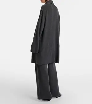 THE ROW Ovaan Cashmere Cardigan - Grey