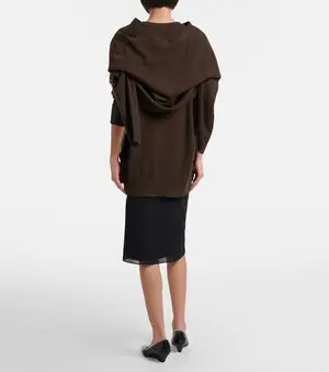 THE ROW Ivera Silk-blend Chiffon Slip Skirt