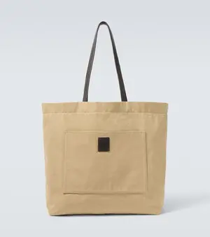 THE ROW Tori Canvas Tote Bag - Beige