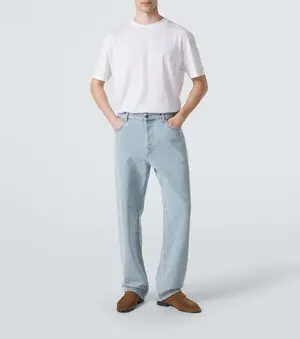 THE ROW Soft Two Suede Loafers