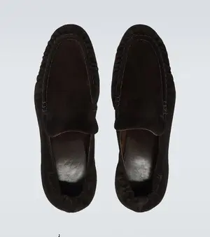 THE ROW Soft Two Suede Loafers