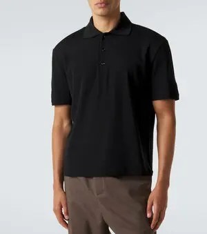 THE ROW Mistral Wool And Silk Polo Shirt