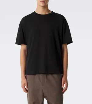 THE ROW Madoc Cotton Jersey T-shirt - Black