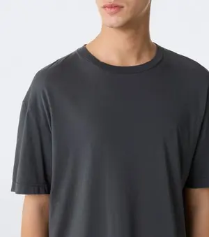 THE ROW Madoc Cotton Jersey T-shirt - Grey