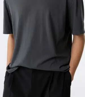 THE ROW Madoc Cotton Jersey T-shirt - Grey
