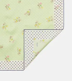 Prada Printed Silk Twill Scarf