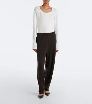THE ROW Liisa Three Leather Pumps