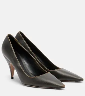 The Row Logo Pumps
