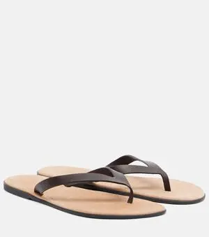 THE ROW Beach Leather Thong Sandals