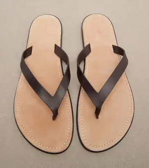 THE ROW Beach Leather Thong Sandals