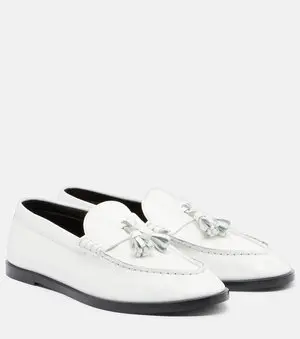 THE ROW Leather Loafers - White