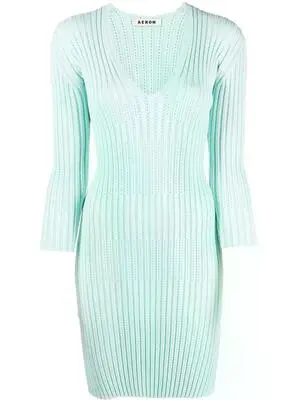 AERON Knitted Long-sleeve Dress