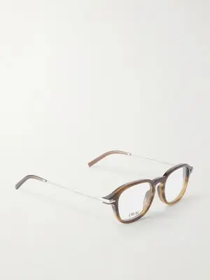 Dior Geometric Acetate Full Rim Eyeglasses