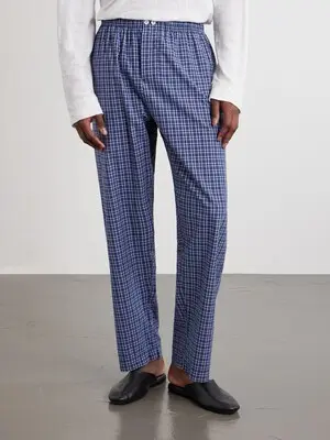 TEKLA Organic Cotton Poplin Pyjama Trousers