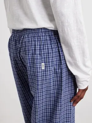 TEKLA Organic Cotton Poplin Pyjama Trousers