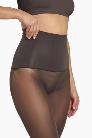 HEIST STUDIOS The Sixty Colours" Tights - Brown