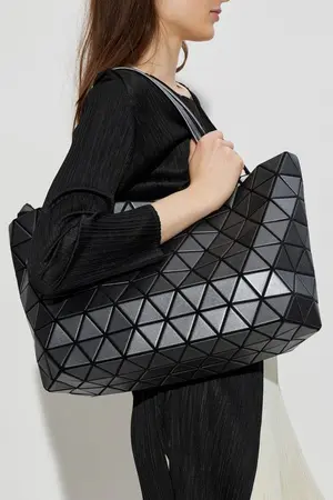 Issey Miyake Geometric Panel Shopper Bag - Grey