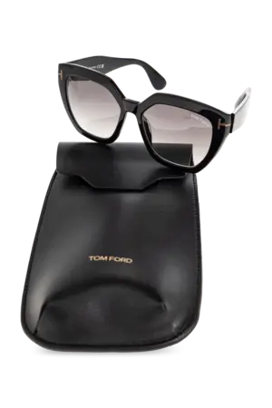 TOM FORD Oversized Geometric Sunglasses - Black