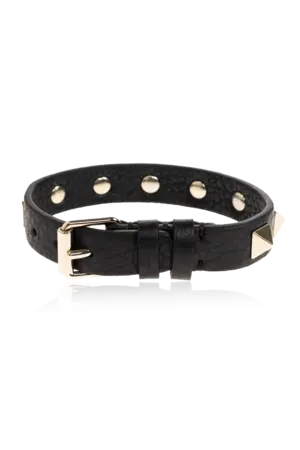 Valentino Garavani Studded Leather Bracelet