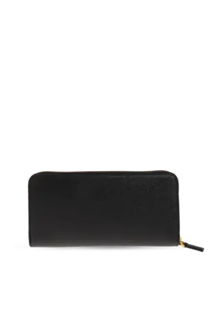 Valentino Garavani Leather Wallet With Logo - Black