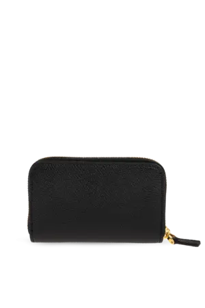 Valentino Garavani Leather Card Holder - Black