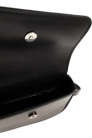 Palm Angels Leather Bag With Logo